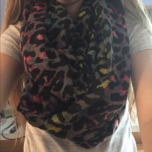 Accessories | Colorful Leopard Print Infinity Scarf | Poshmark